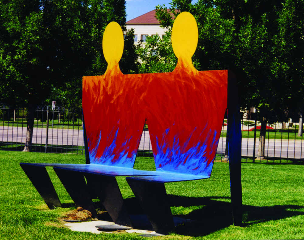 Friends Bench in Greenwood, CO
