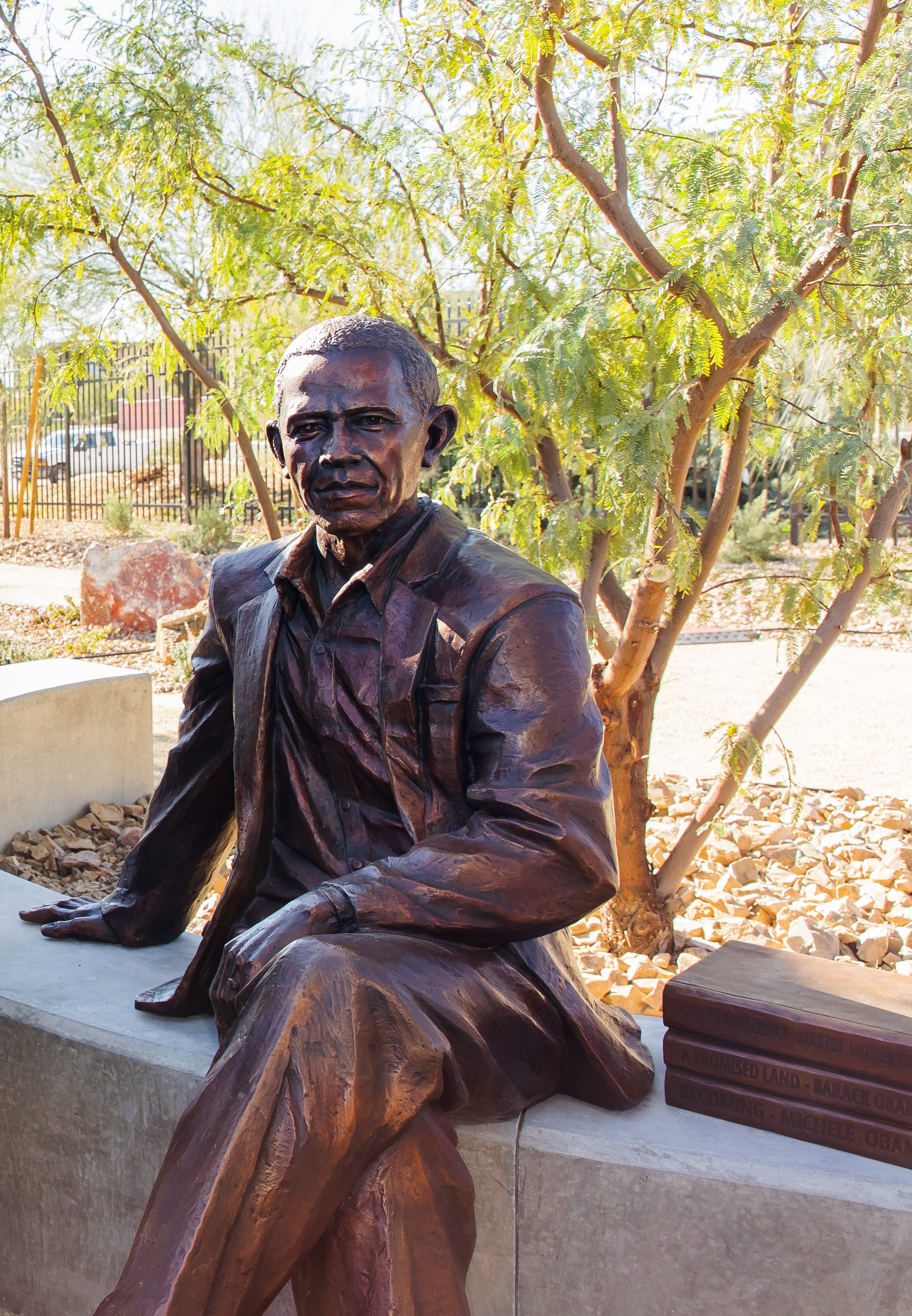 Statue of Former President Barack Obama in Las Vegas, NV