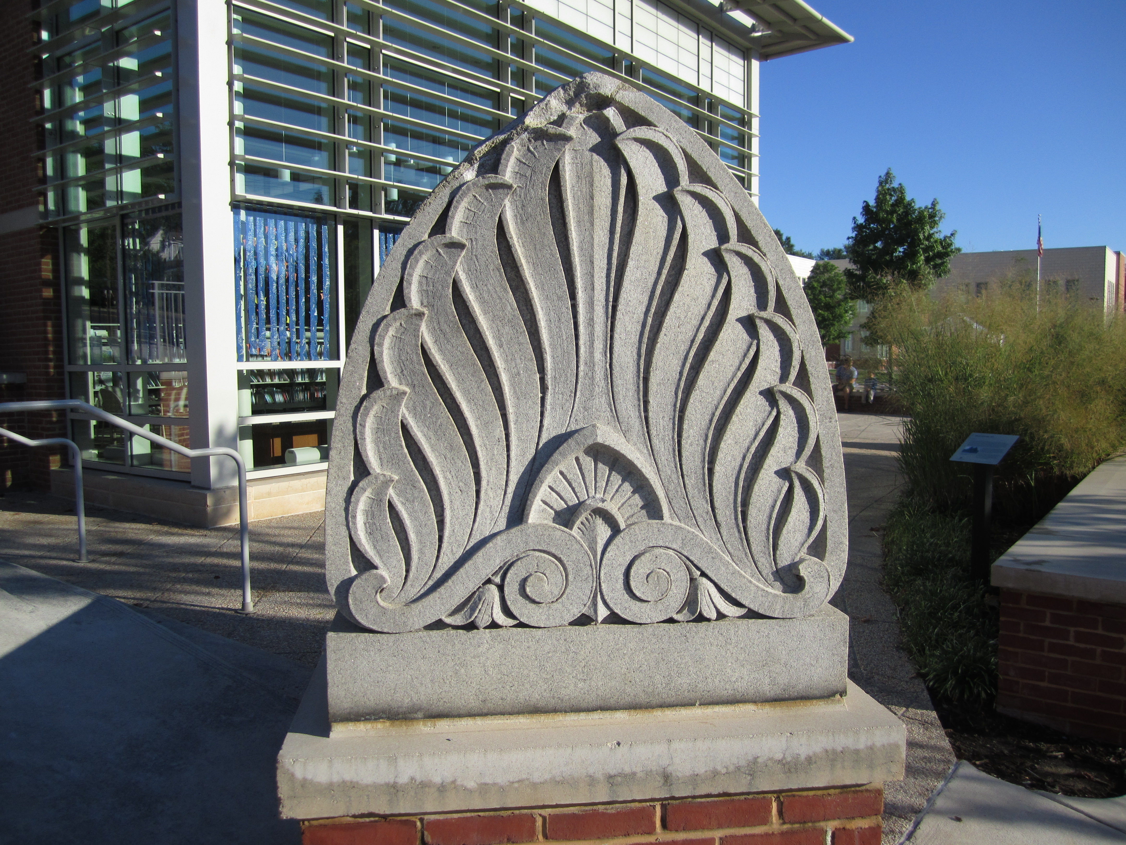 Granite Acroterion in Arlington, VA