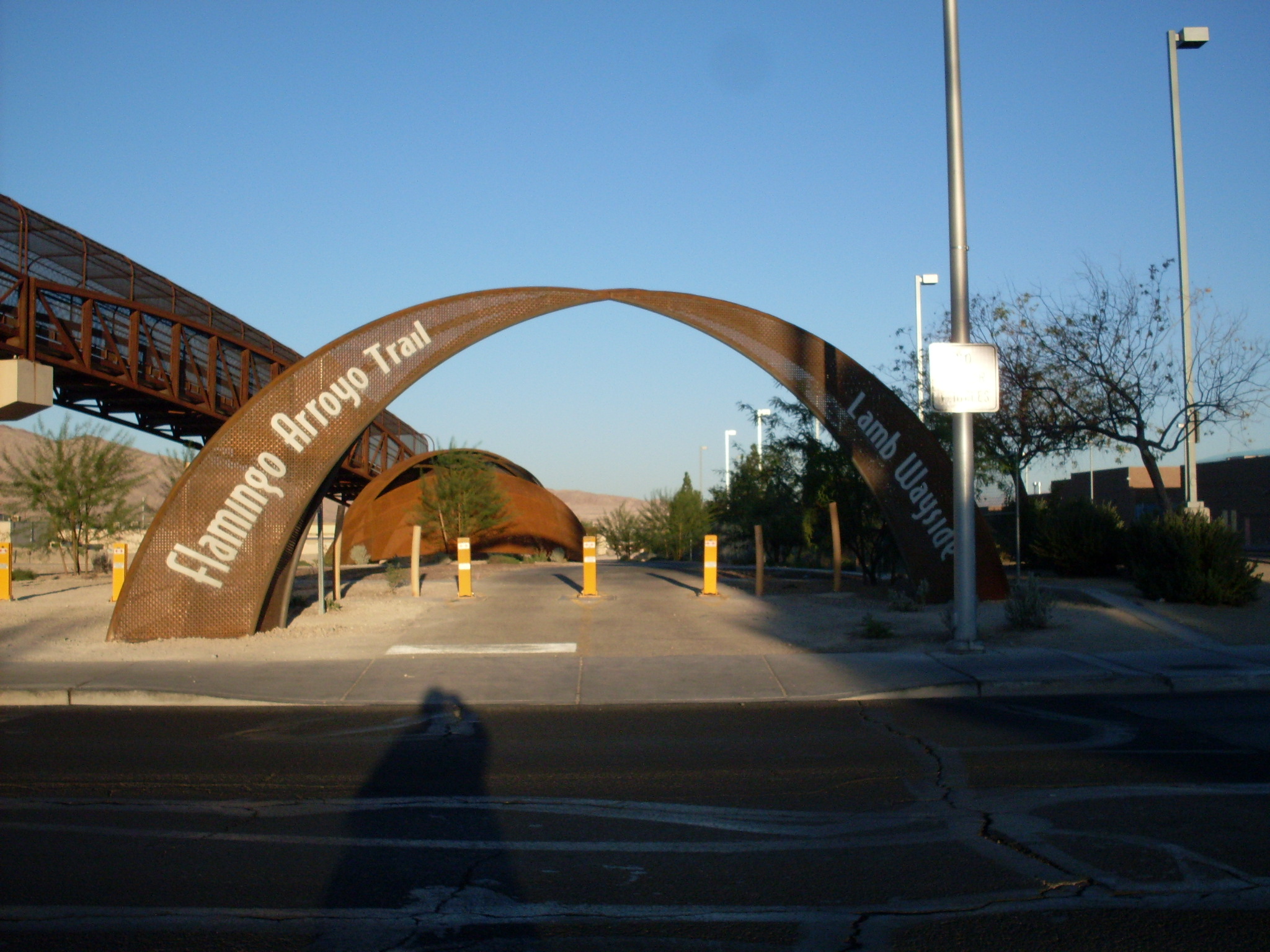 Lamb Wayside Trailhead, Entry Archway in Las Vegas, NV