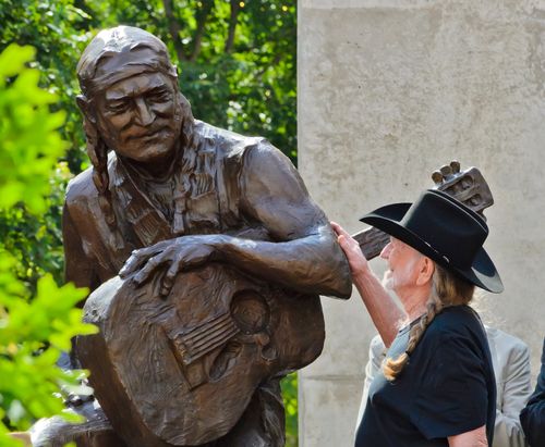 Willie Nelson Statue Willie Nelson Statue At Austin City Limits