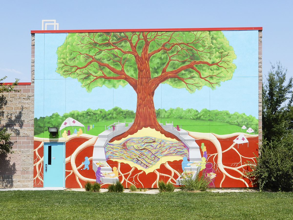 Neil Road Recreation Center Mural (Untitled) in Reno, NV