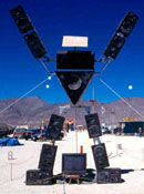 Burning Man of Speakers in Black Rock City, NV