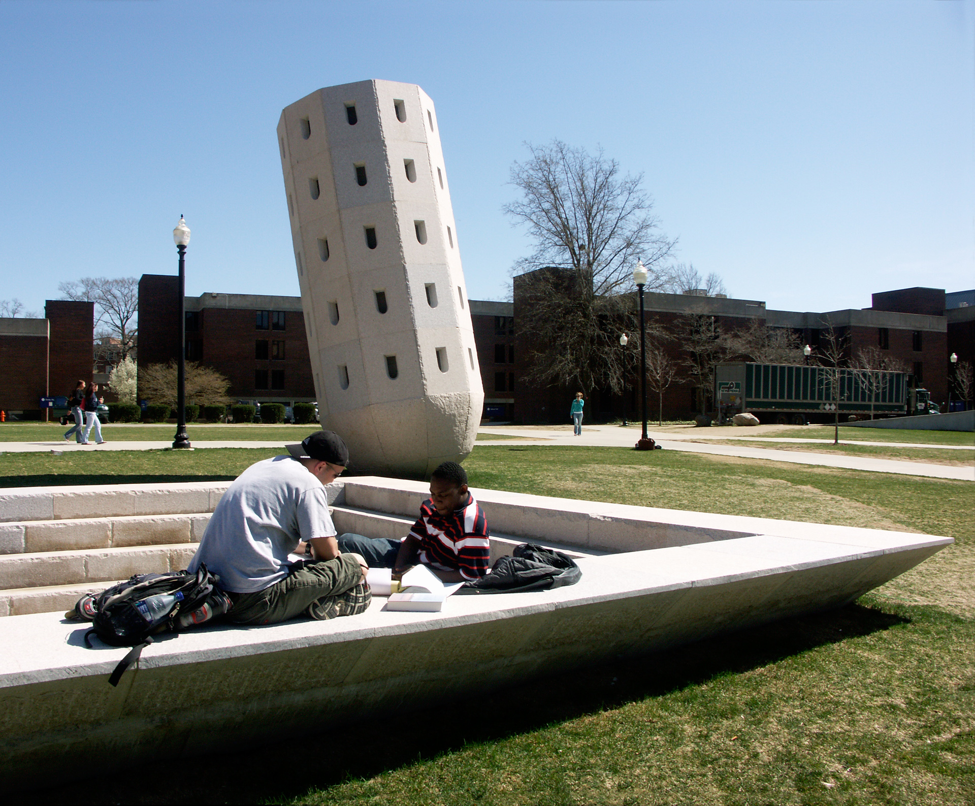 The Dove Tower and Steps to the in Storrs-Mansfield, CT