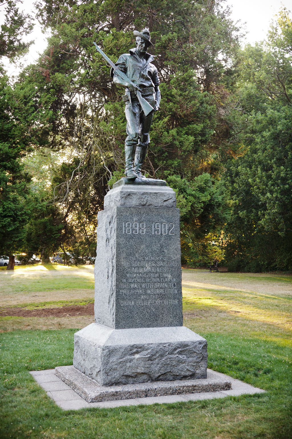 Hiker Memorial Statue in Seattle, WA