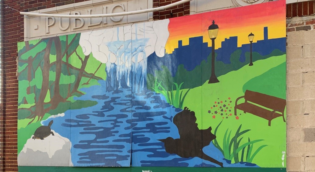 1530 Irving Street Mural in Rahway, NJ