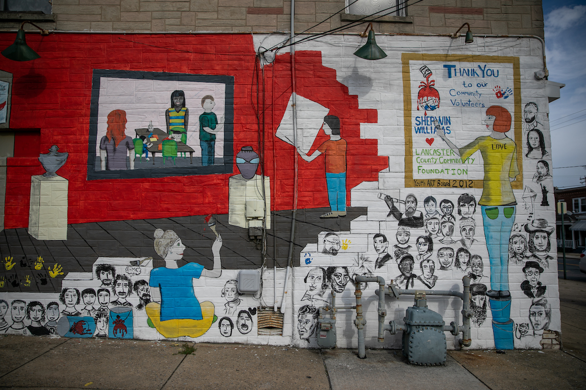 Keystone Arts Mural in Lancaster, PA