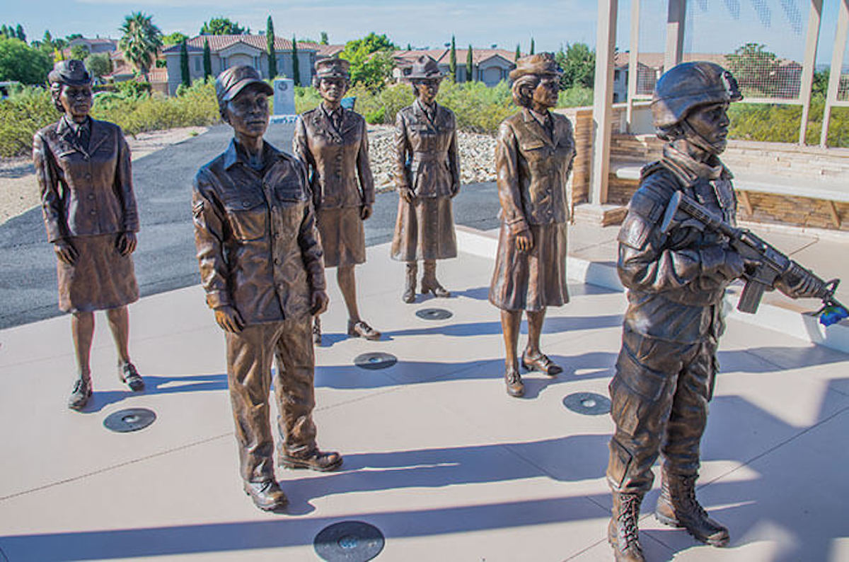 Las Cruces Women's War Memorial Statues in Las Cruces, NM