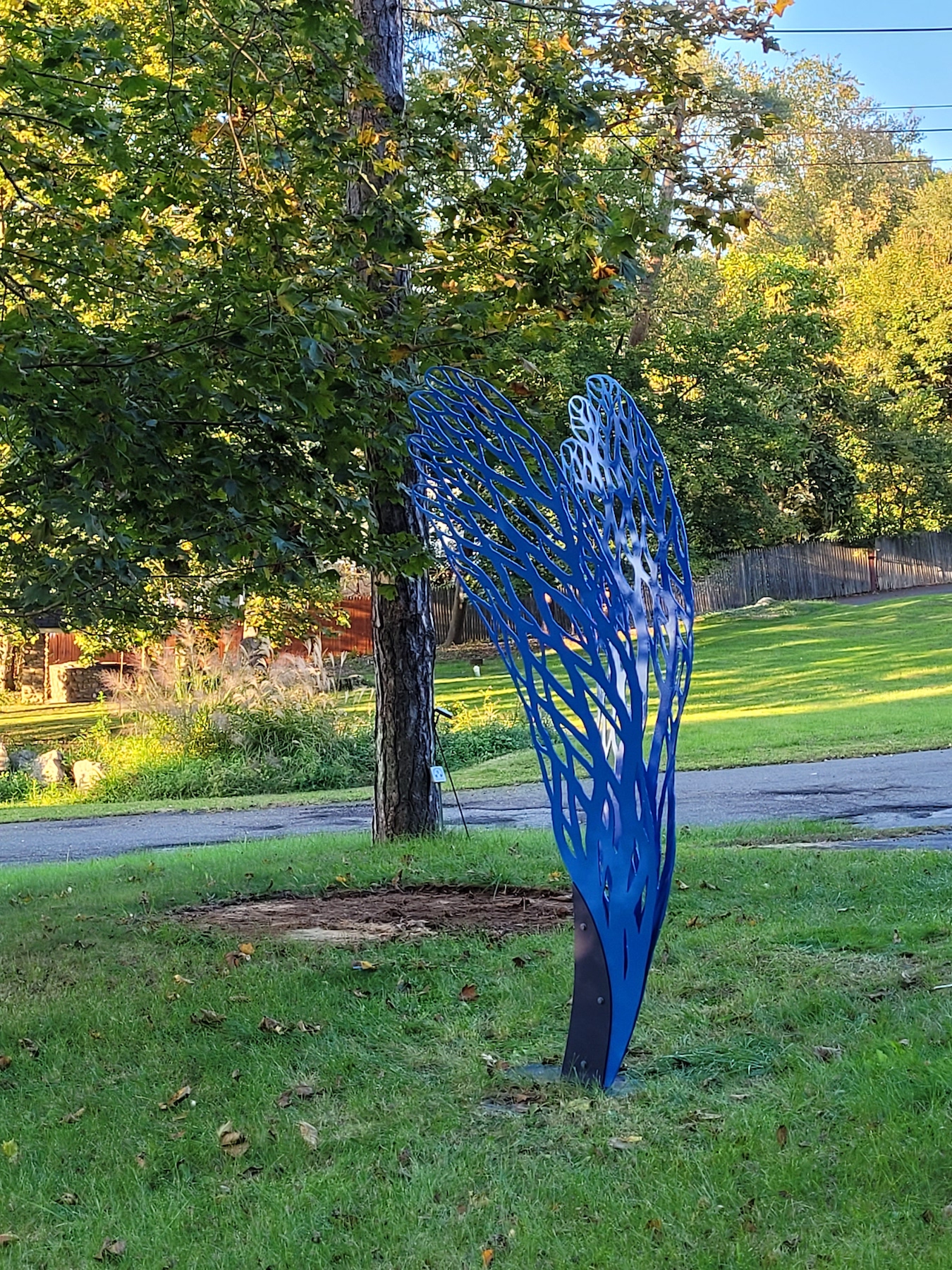Blue Trees and Sky in West Nyack, NY