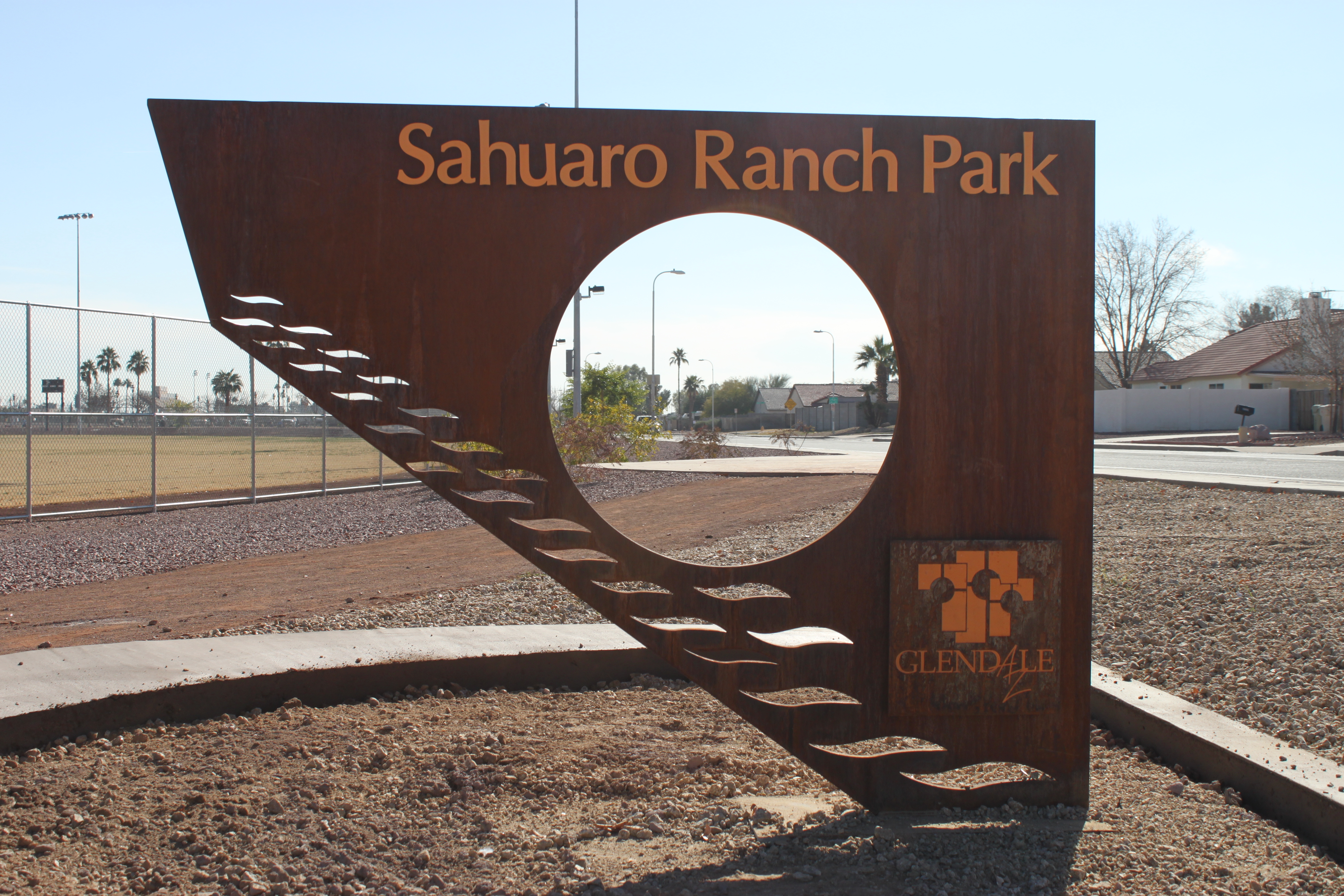 Sahuaro Ranch Park Entry Monument 63rd in Glendale, AZ
