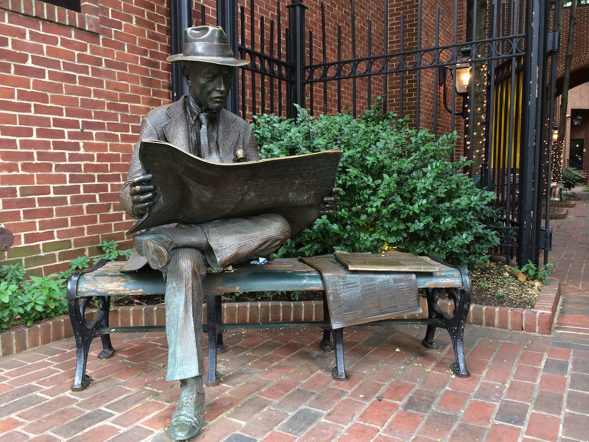 Newspaper Reader in Lancaster, PA
