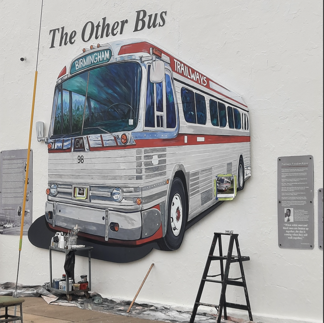 Freedom Riders - Greyhound Bus in Anniston, AL