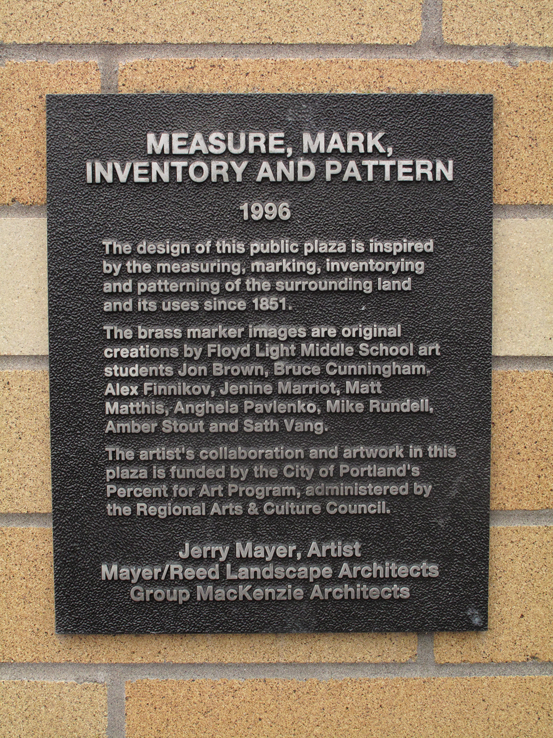 Measure, Mark, Inventory and Pattern in Portland, OR