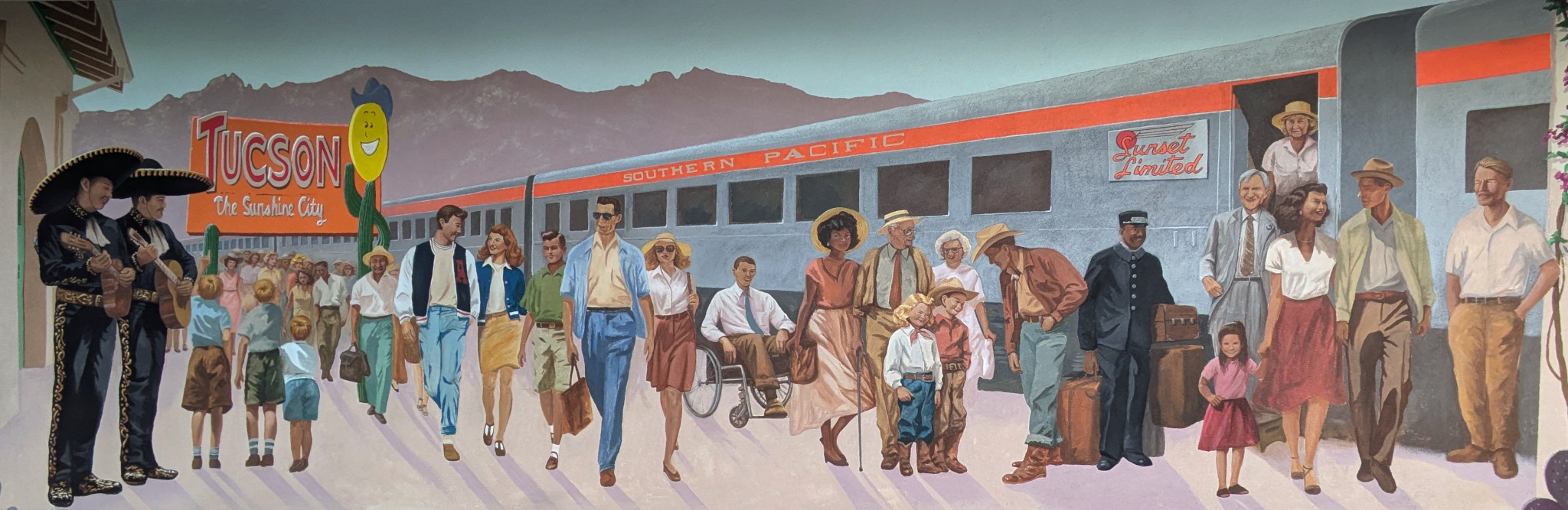 Arrival of the Railroad in Tucson in Tucson, AZ