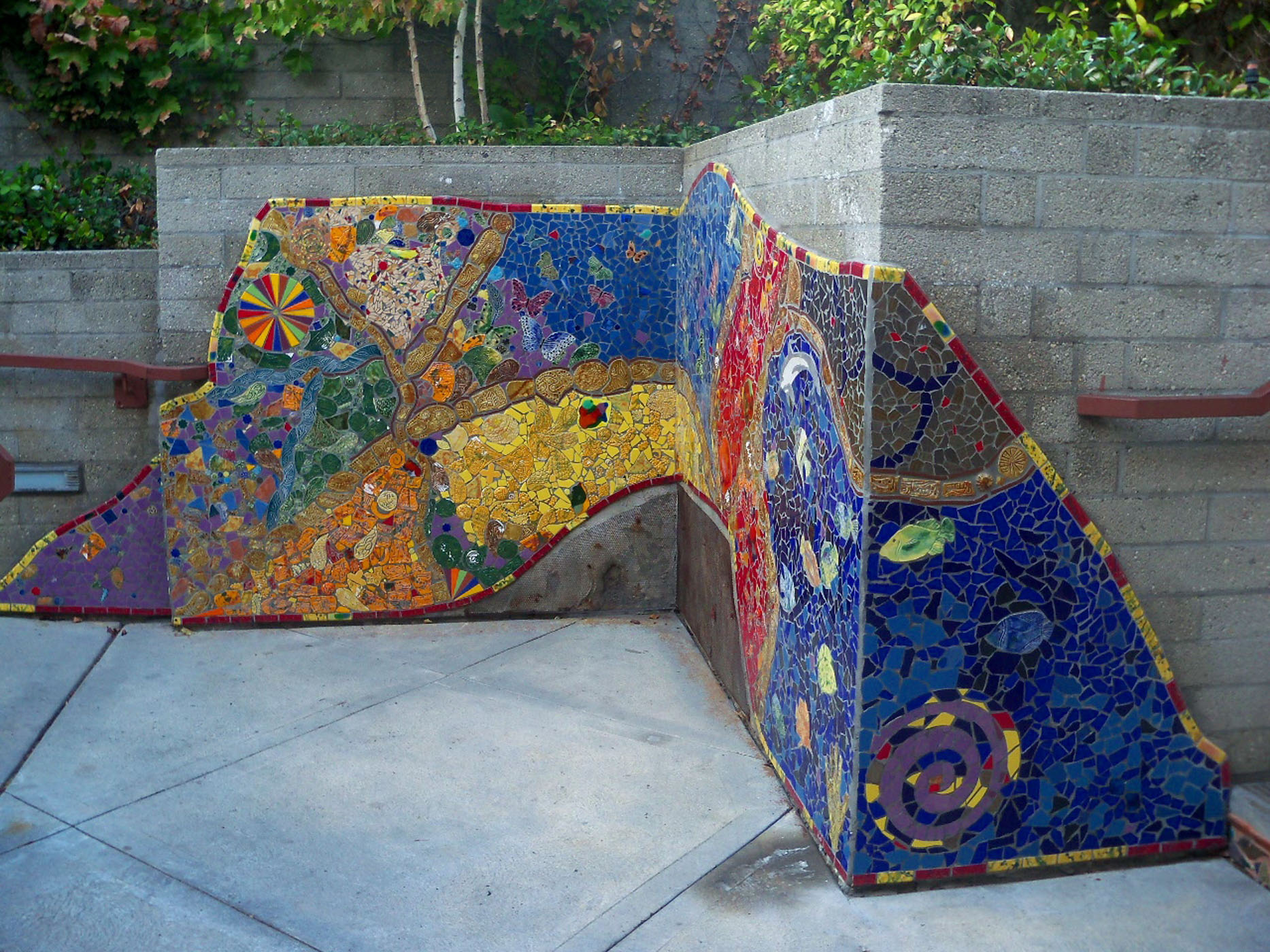 Mosaic Tile Mural in Pasadena, CA