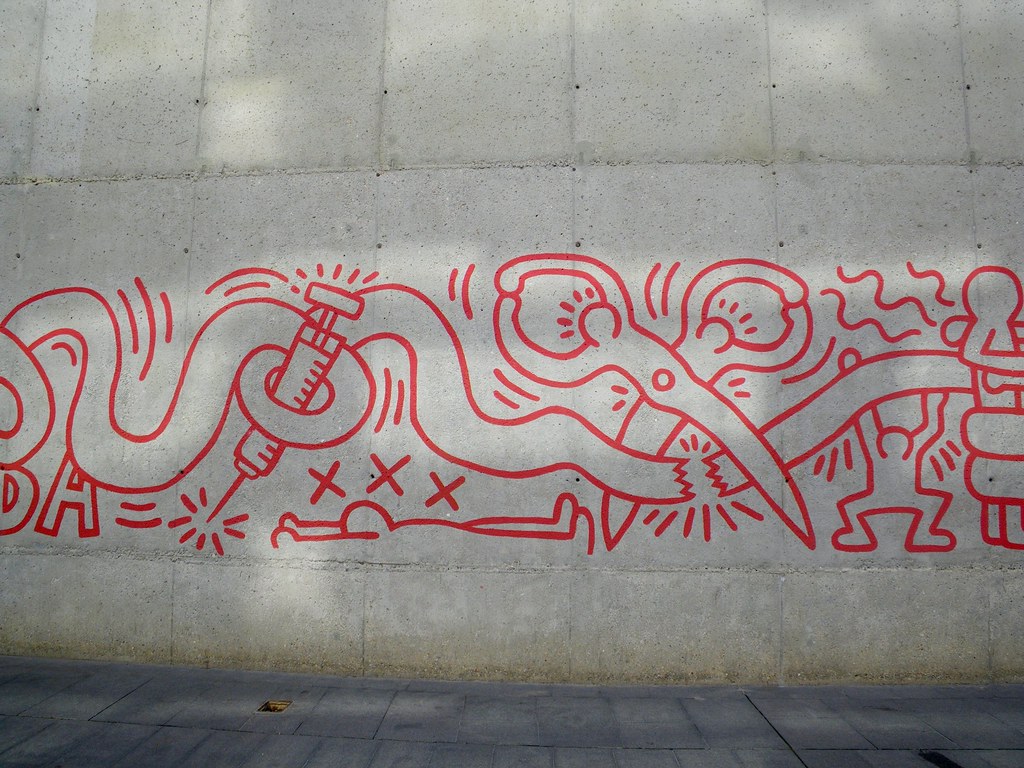 Mural De Keith Haring Fragile Memories: Keith Haring And The Water