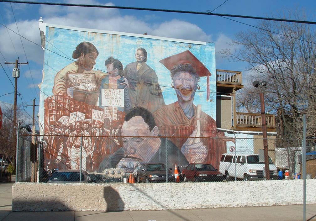 The Civil Rights Mural in Philadelphia, PA