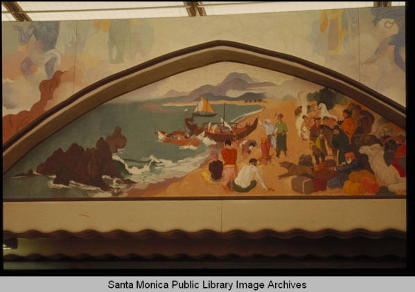The Murals for the Santa Monica Library in Santa Monica, CA