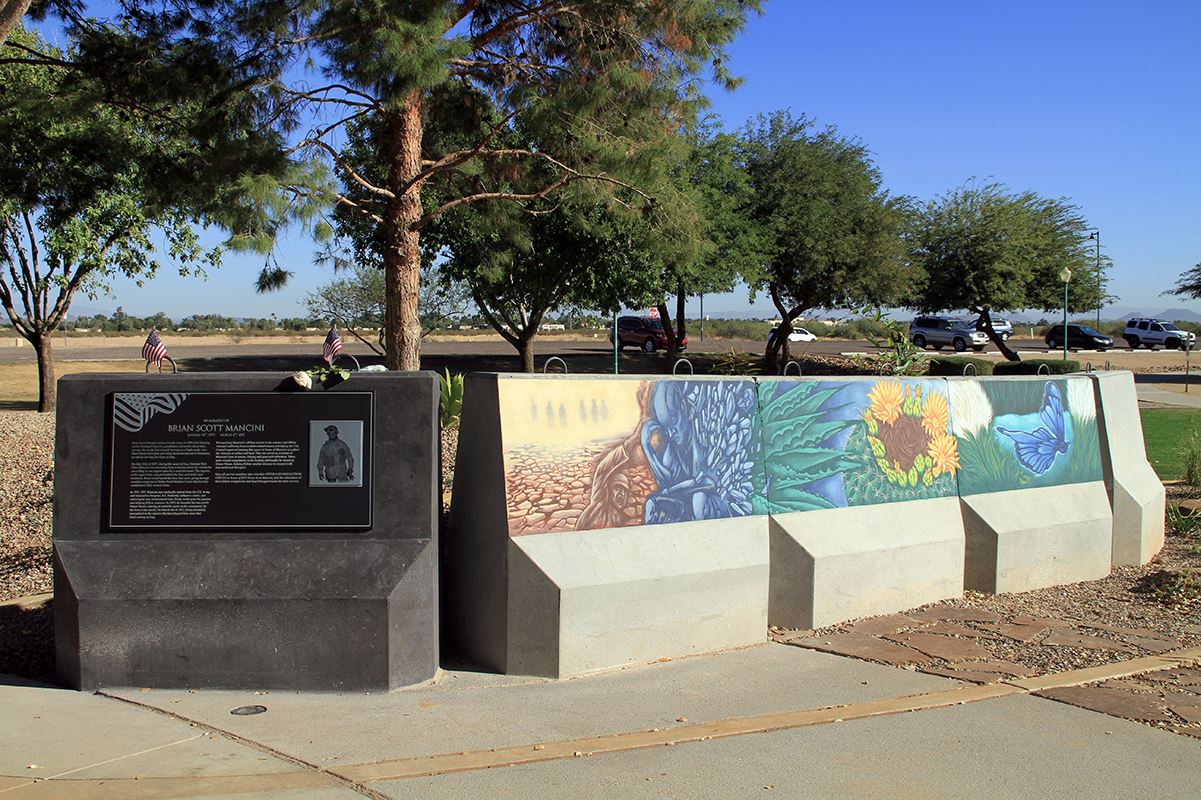 Veterans Reflection Circle Bremer Wall in Surprise, AZ