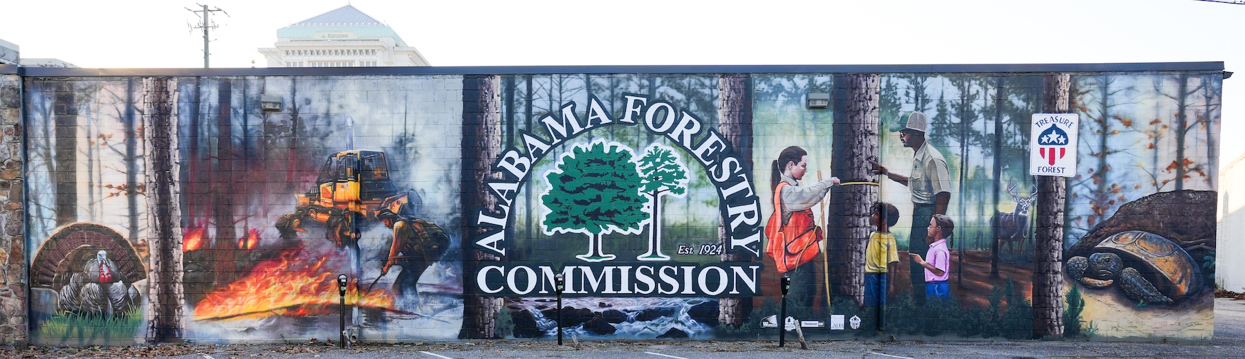 Alabama Forestry Commission Celebrating in Montgomery, AL