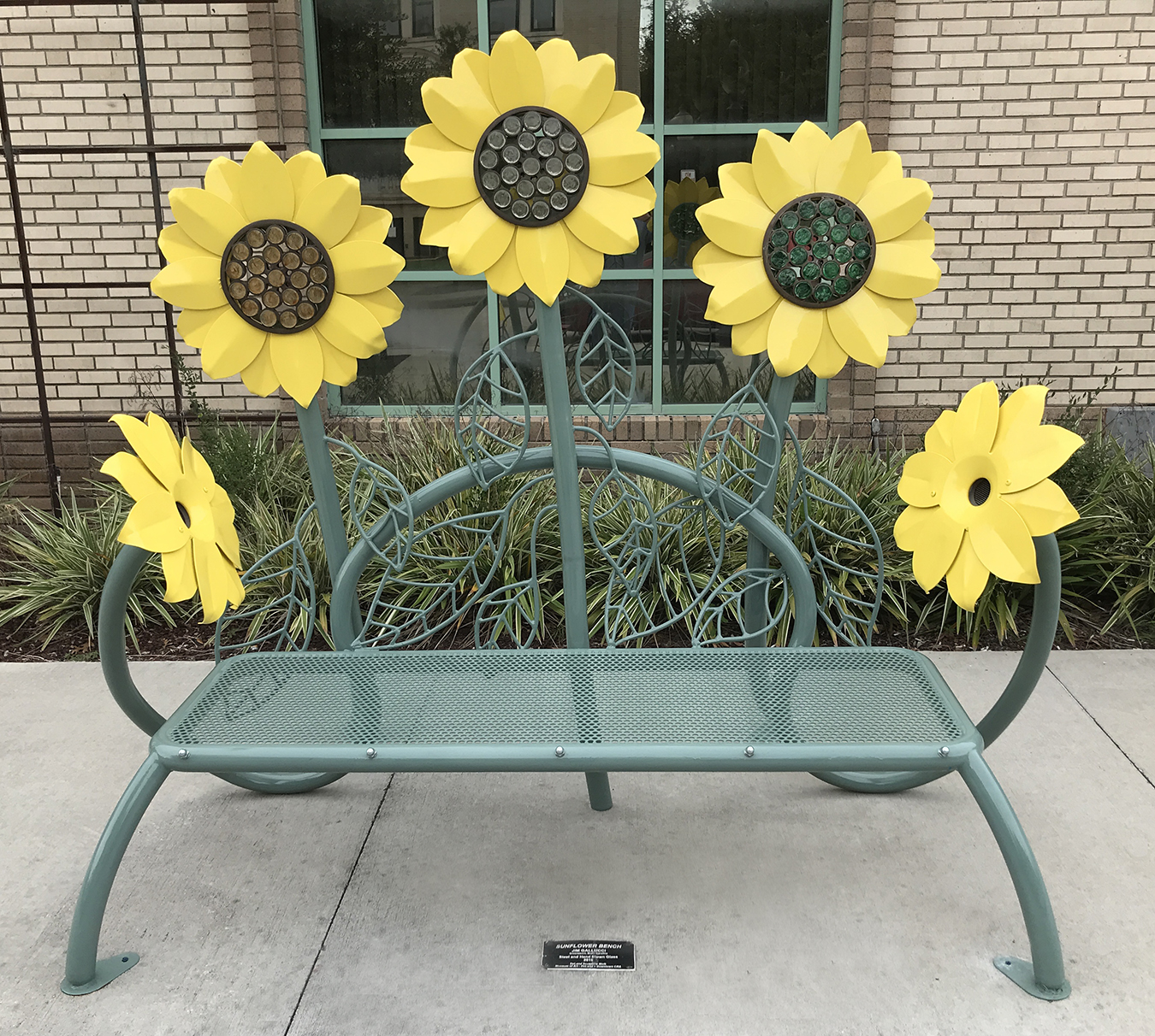 Sunflower Whisper Bench in DeLand, FL