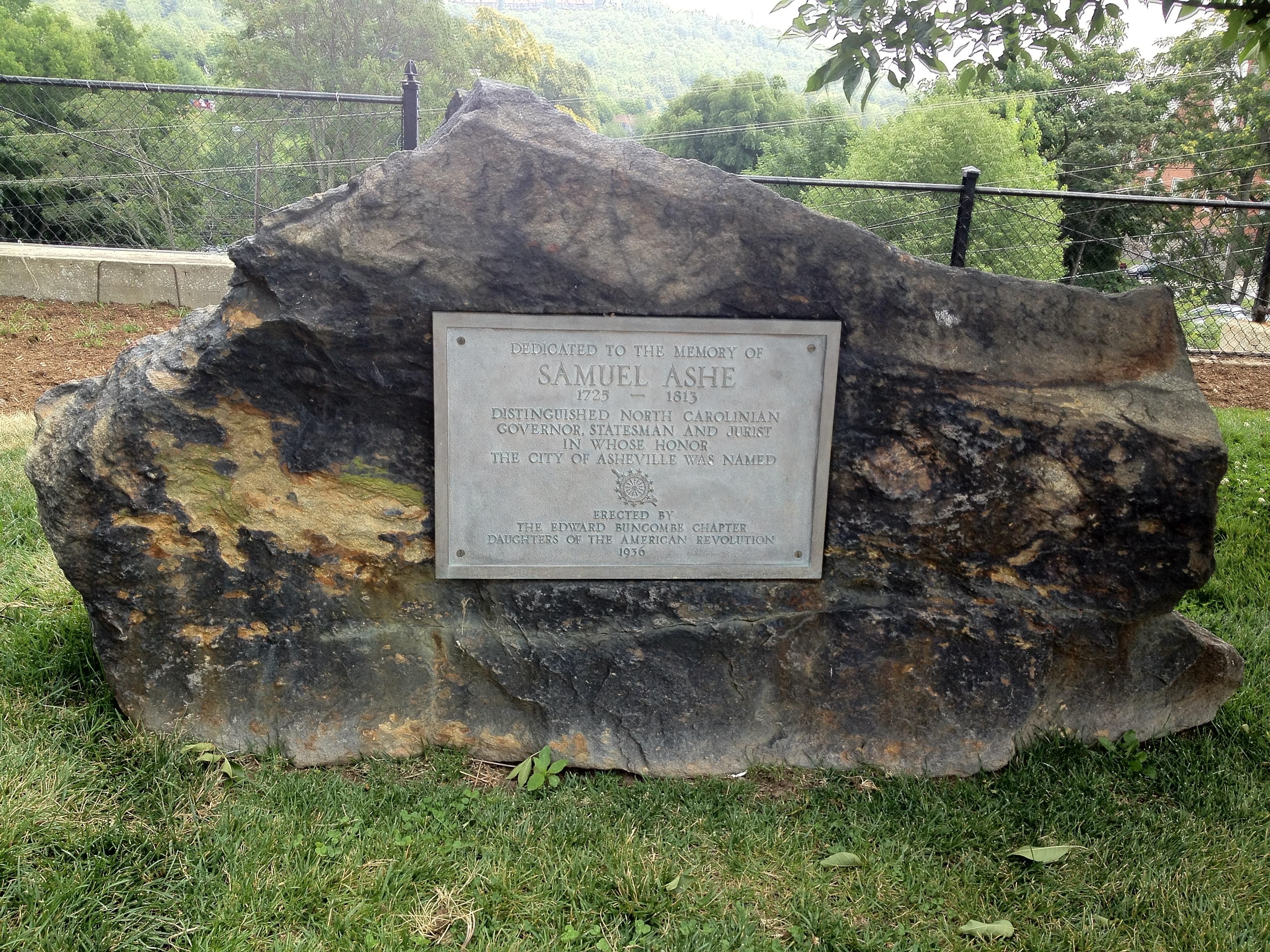 Sam Ashe Memorial in Asheville, NC