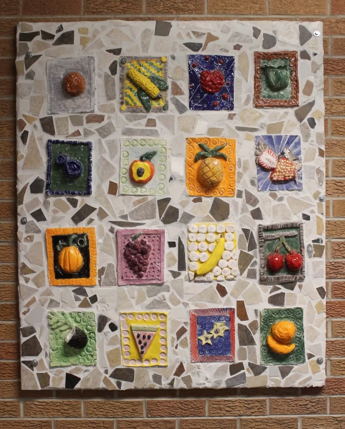 Fruits & Veggies Mosaic in Oshkosh, NE