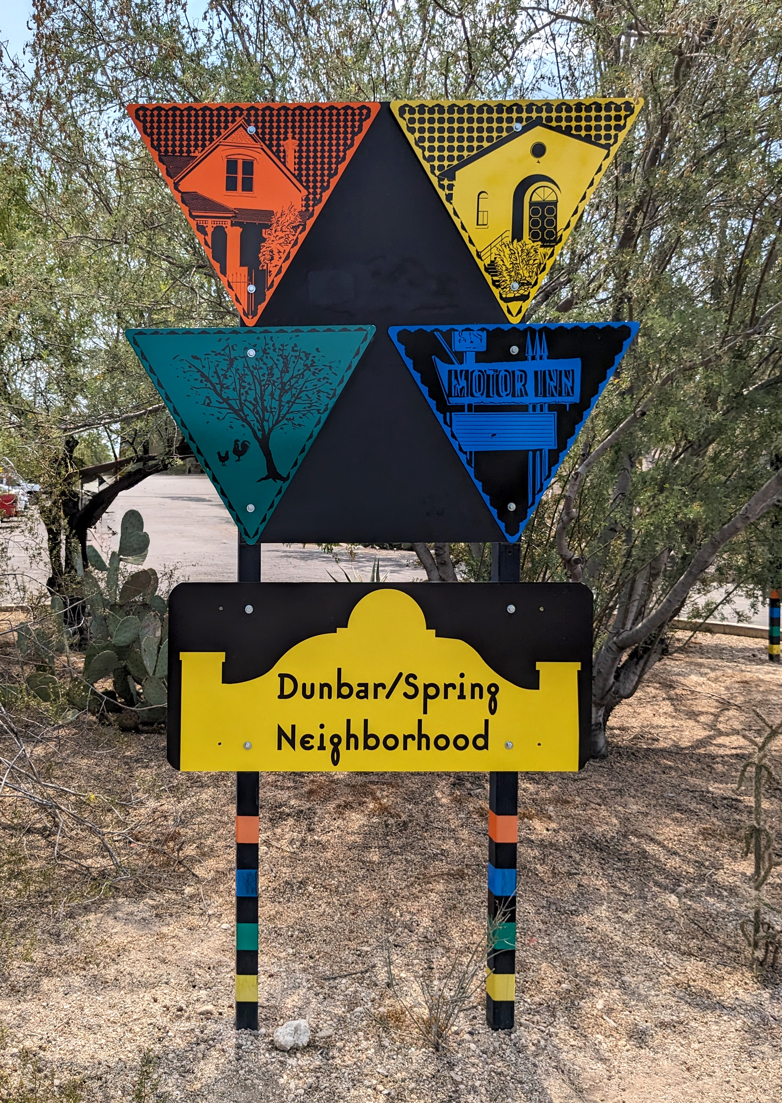 Dunbar Spring Circle Signs in Tucson, AZ