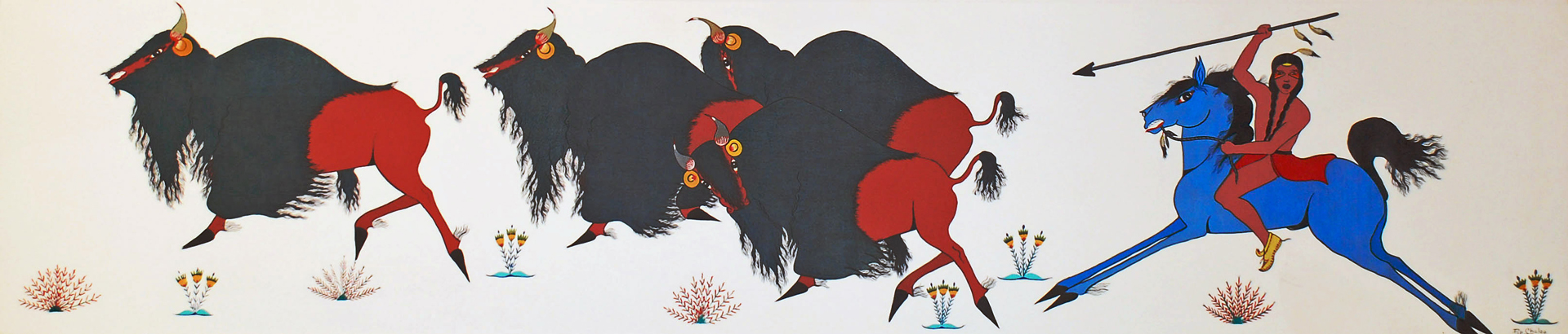 Buffalo Mural in Albuquerque, NM