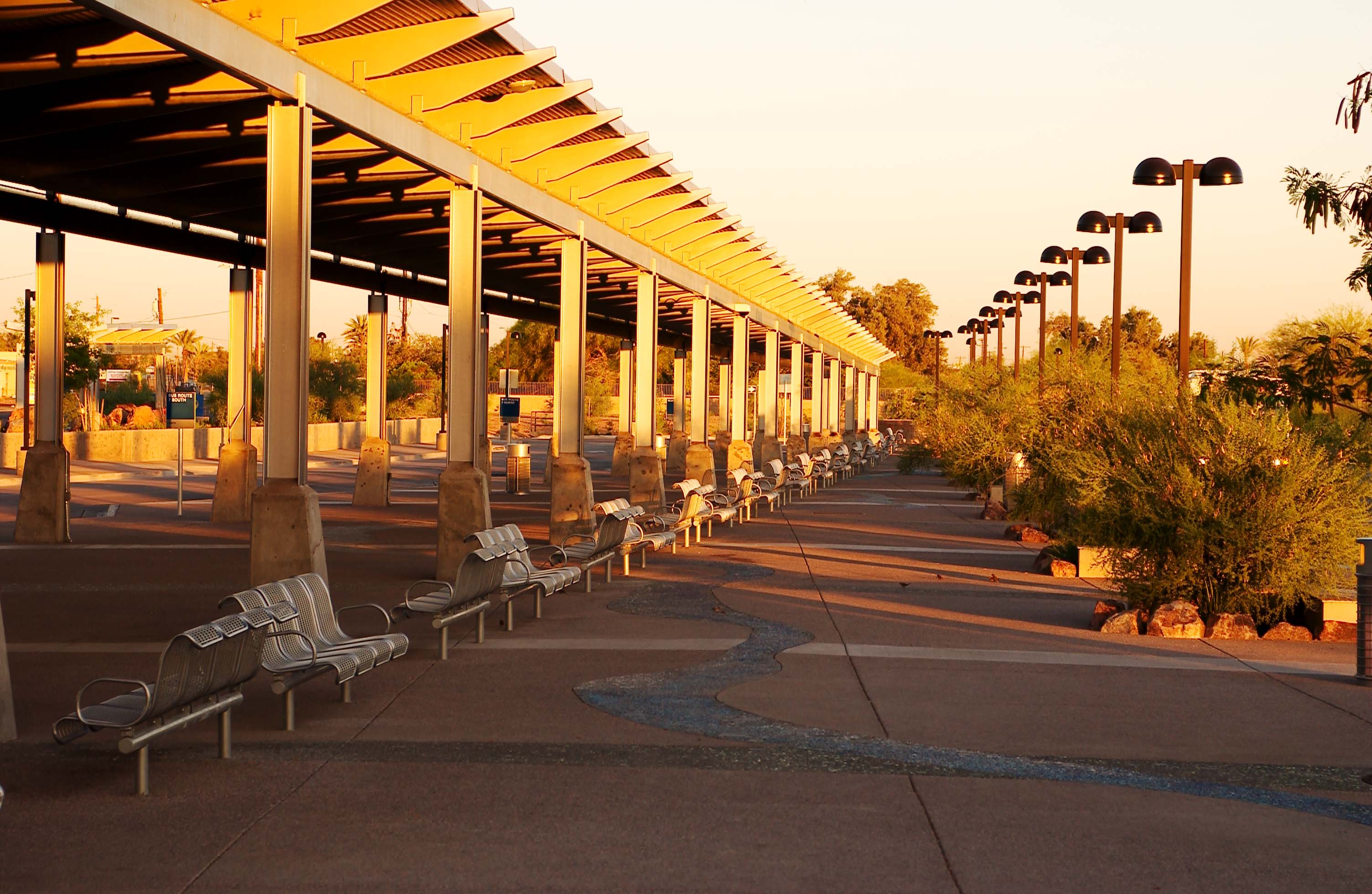 Ed Pastor Transit Center Plaza in Phoenix, AZ