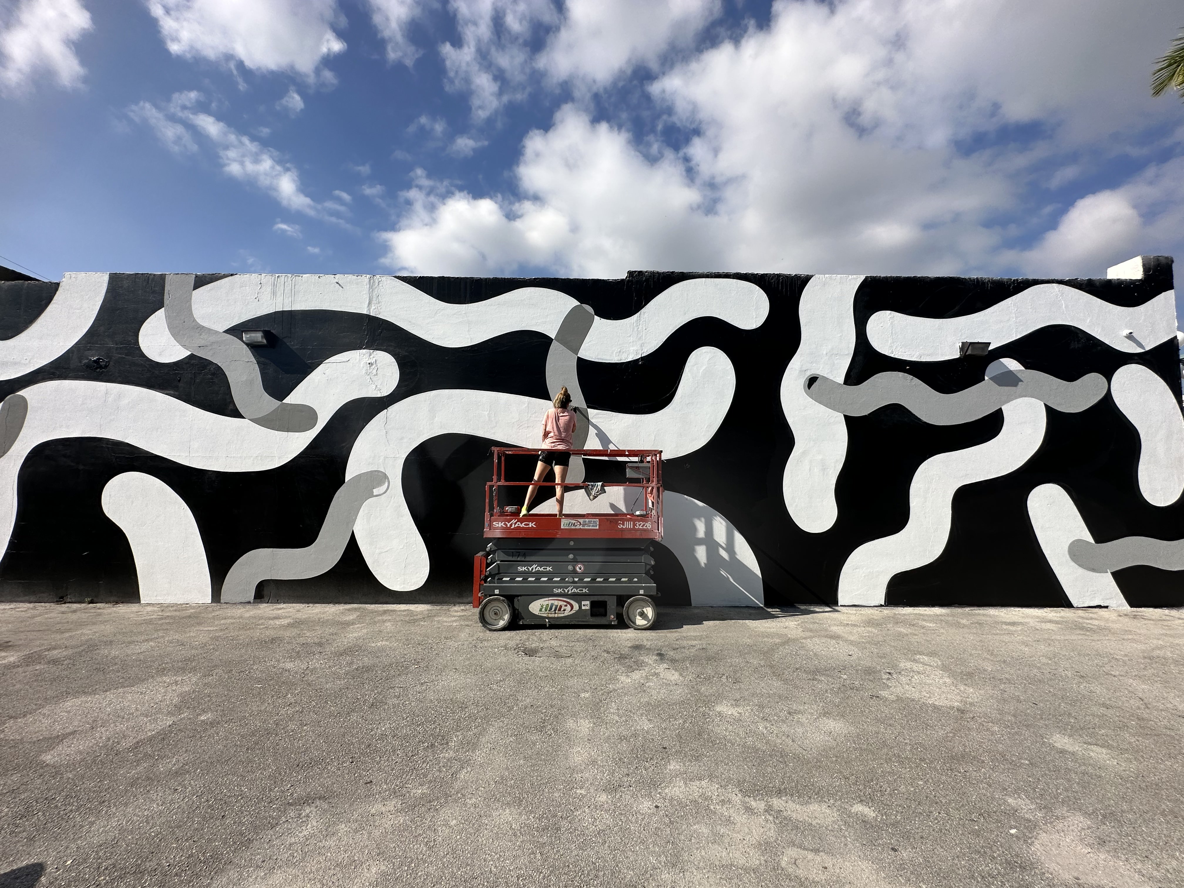 Squiggle Daddy Mural in Hollywood, FL