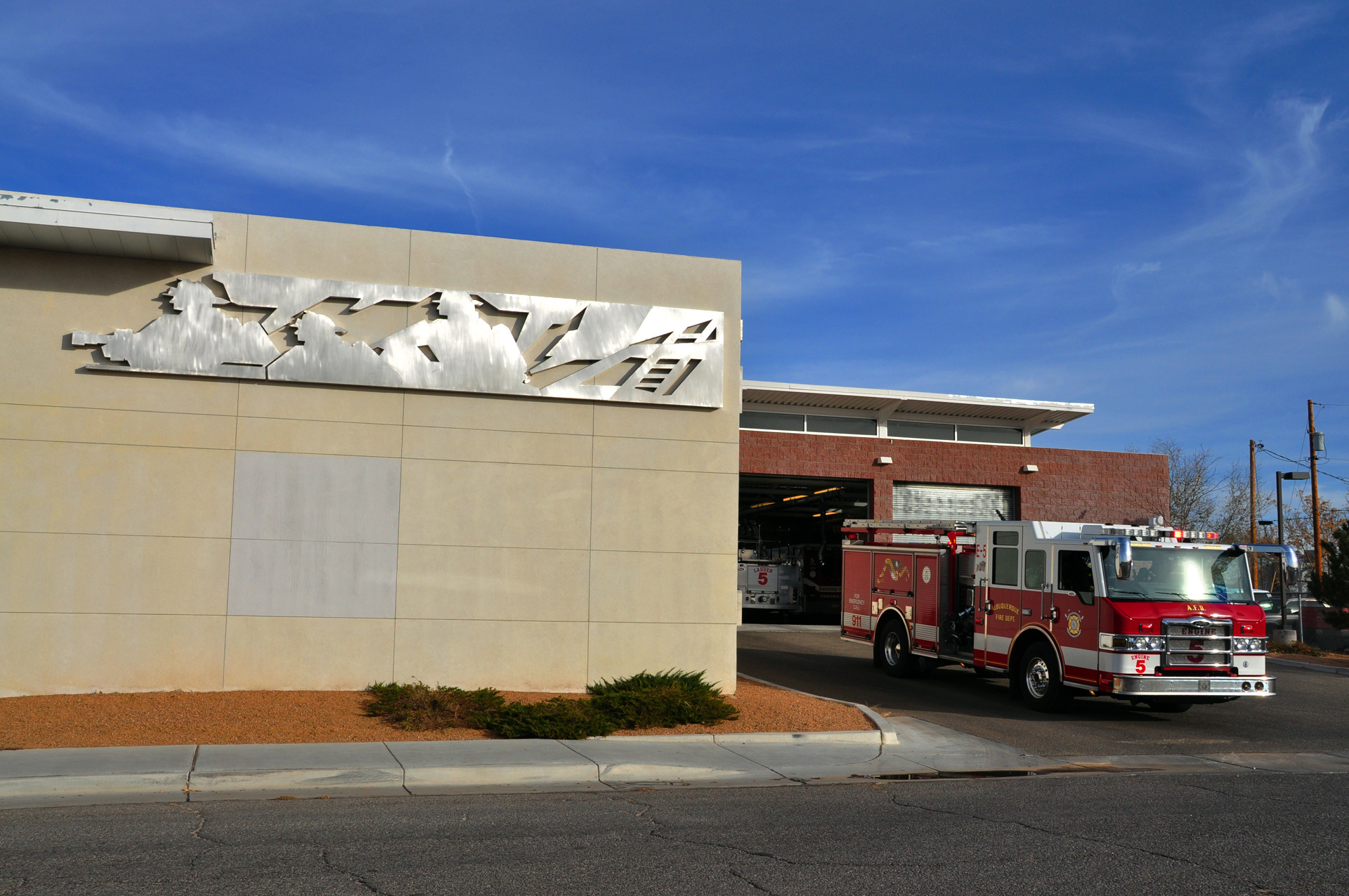 Fire Station 5 (Sublimation of Flame) in Albuquerque, NM