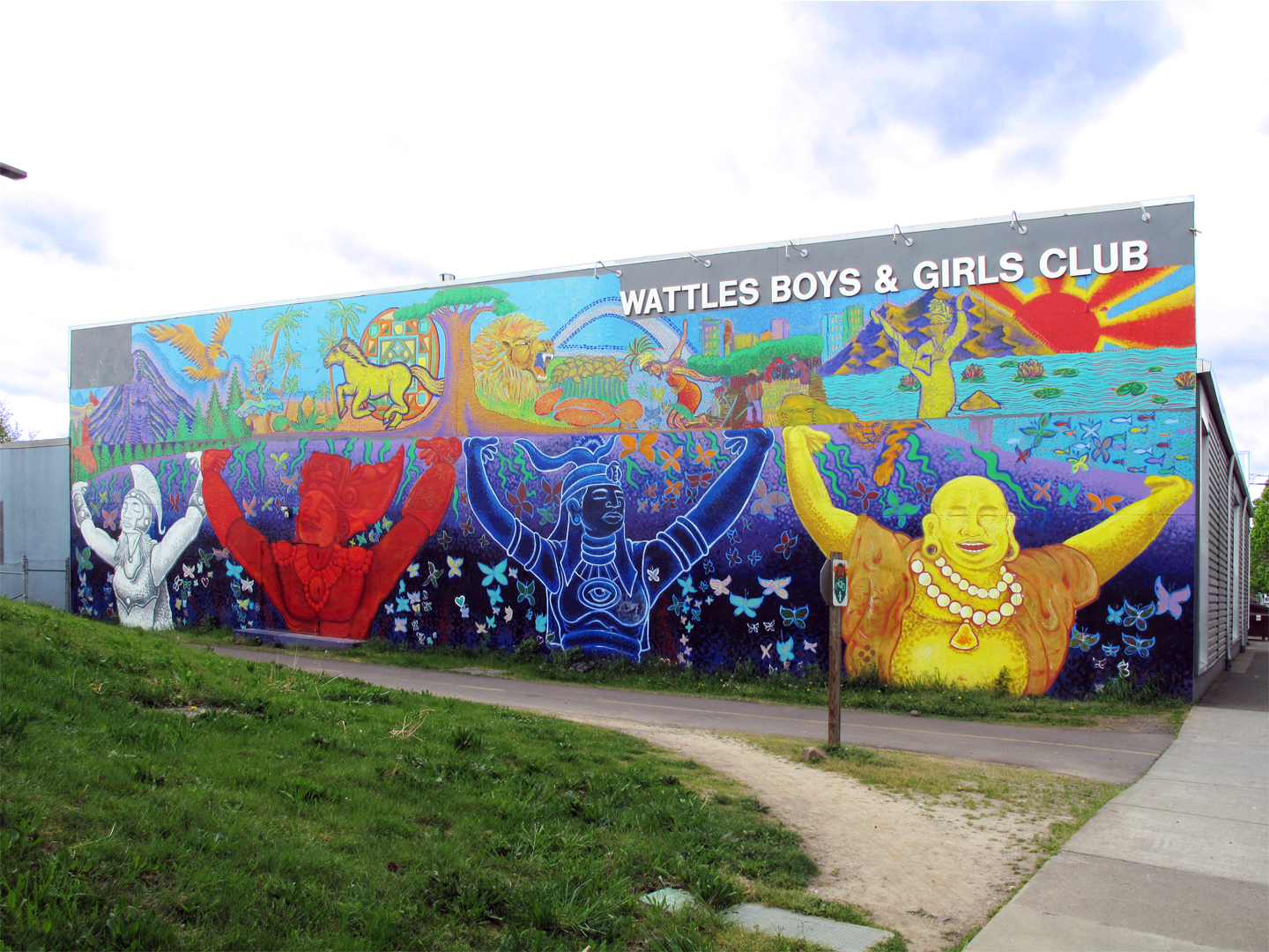 Boys & Girls Club Mural in Portland, OR