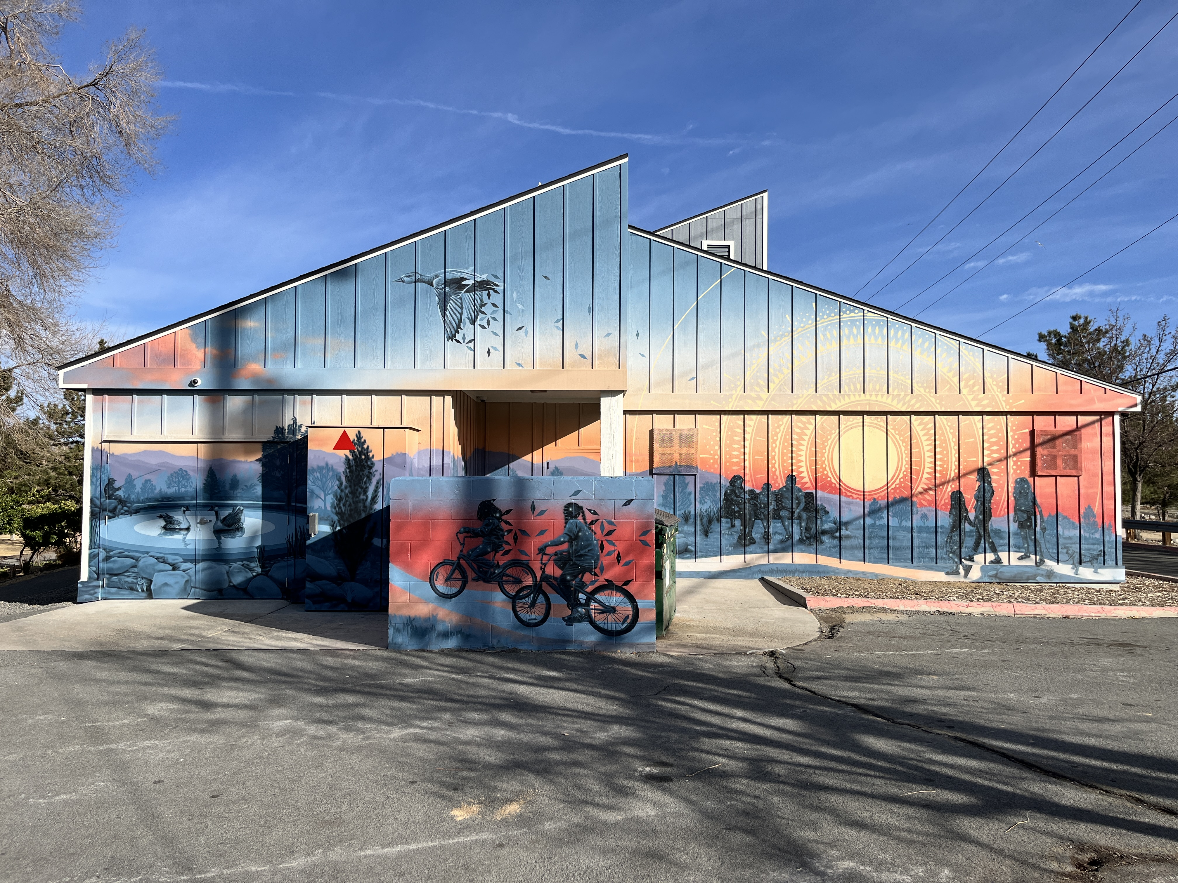 Teglia's Paradise Park Activity Center Mural in Reno, NV