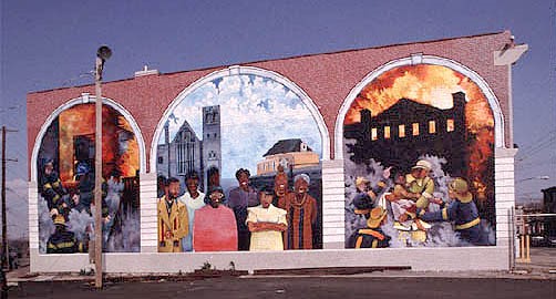 Reverend Hester and the Fire Department in Philadelphia, PA