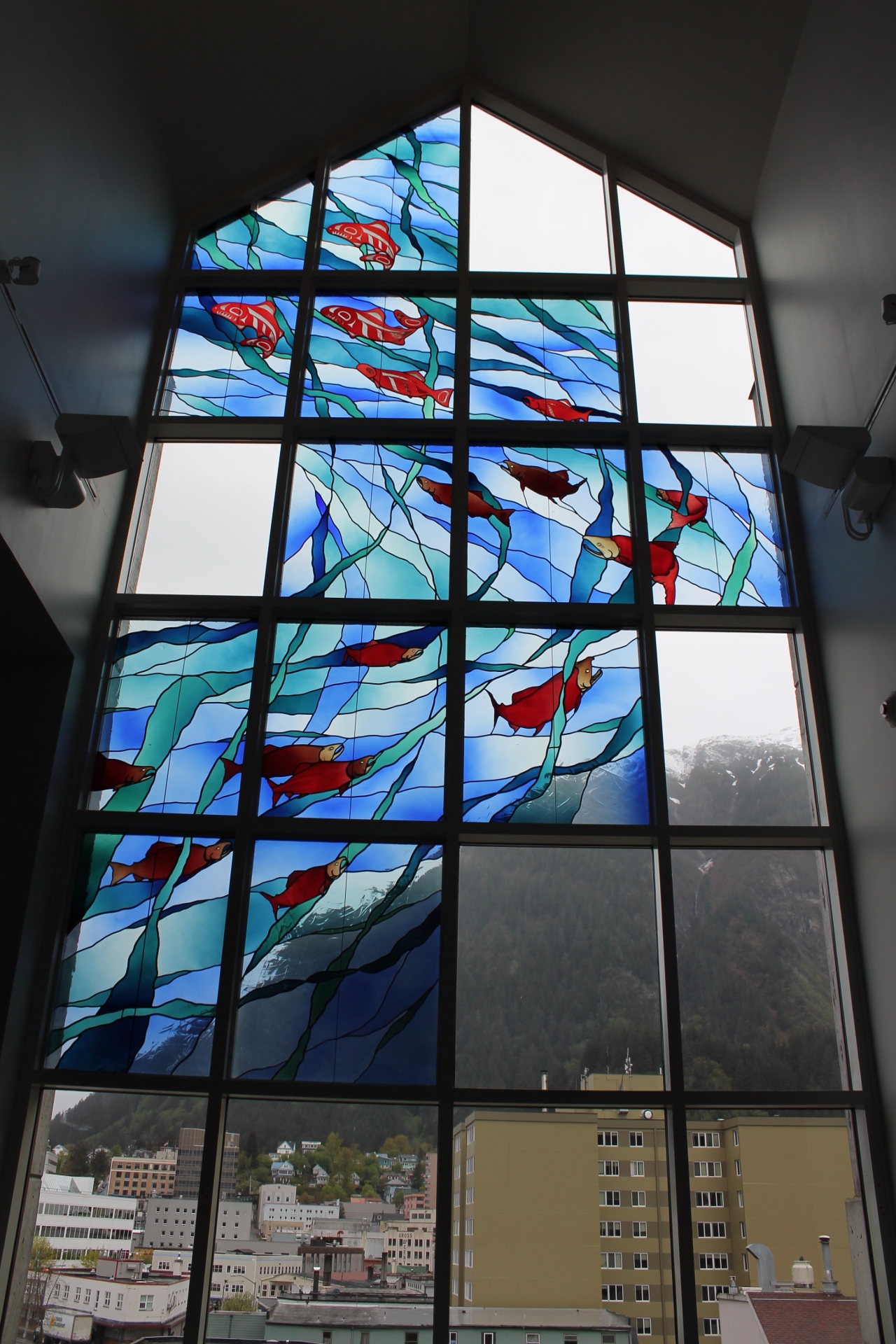Transfiguration Stained Glass Window in Juneau, AK