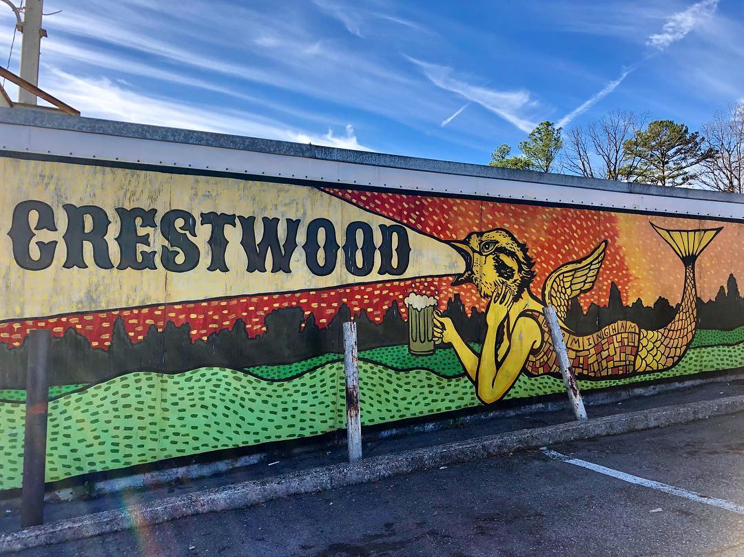 The Crestwood Tavern Mural in Birmingham, AL
