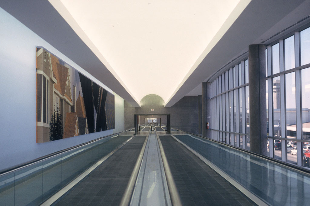 Garage Pedestrian Concourse Art Walk Part B in Dallas, TX