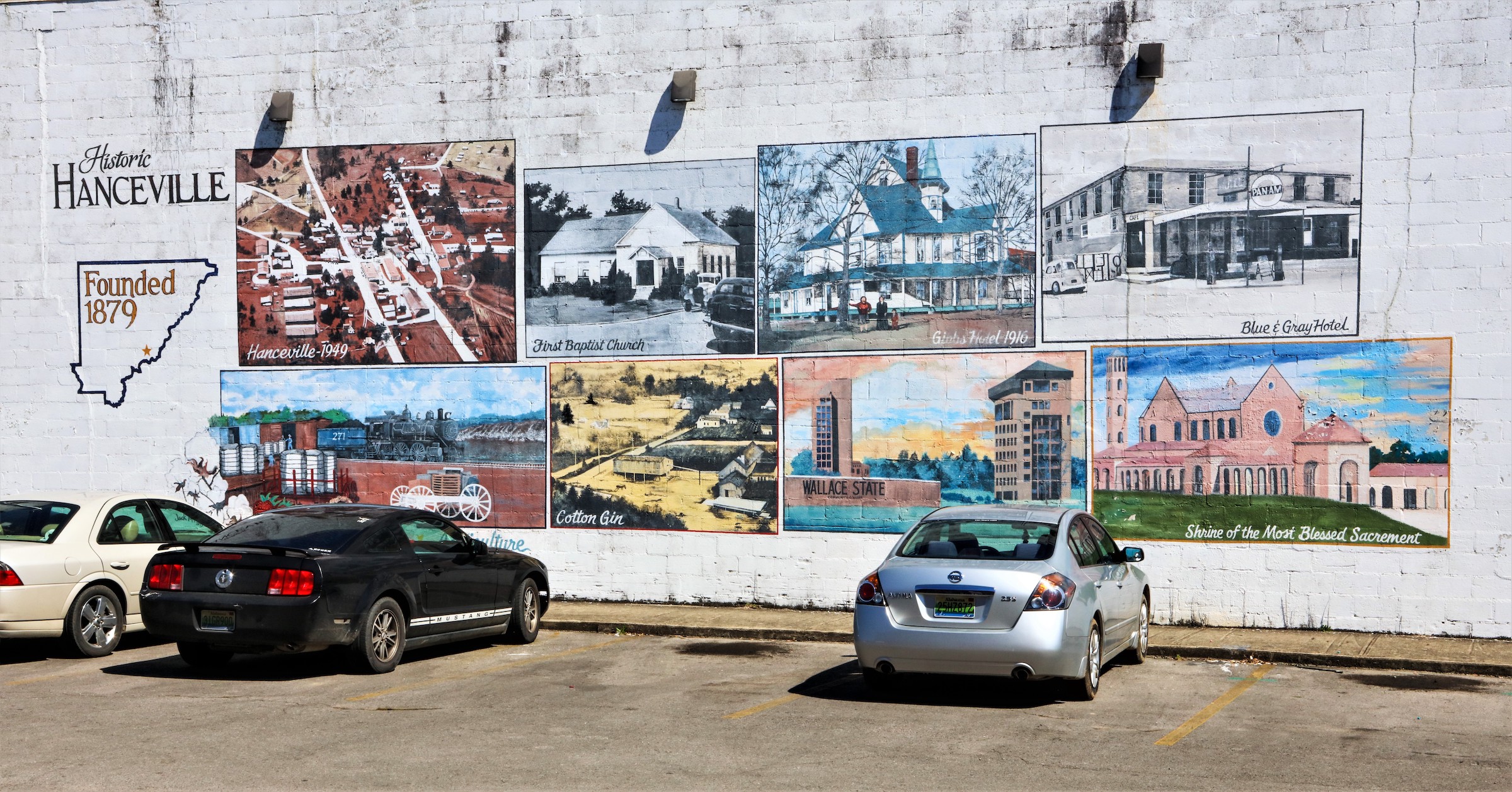 Historic Hanceville Mural in Hanceville, AL